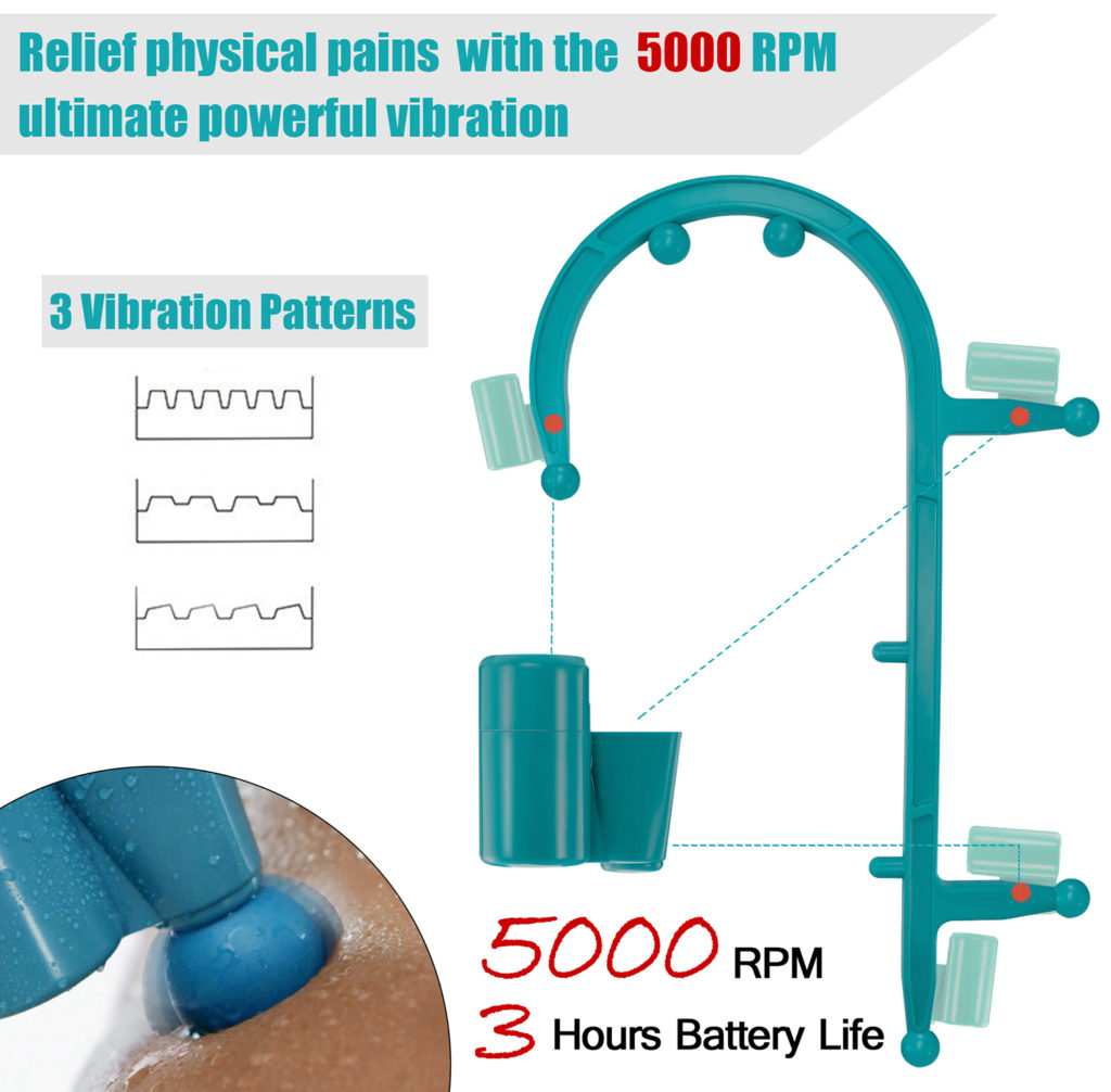 Upgraded Trigger Point Massager for Back, Leg, Arm, Neck, Shoulder ...