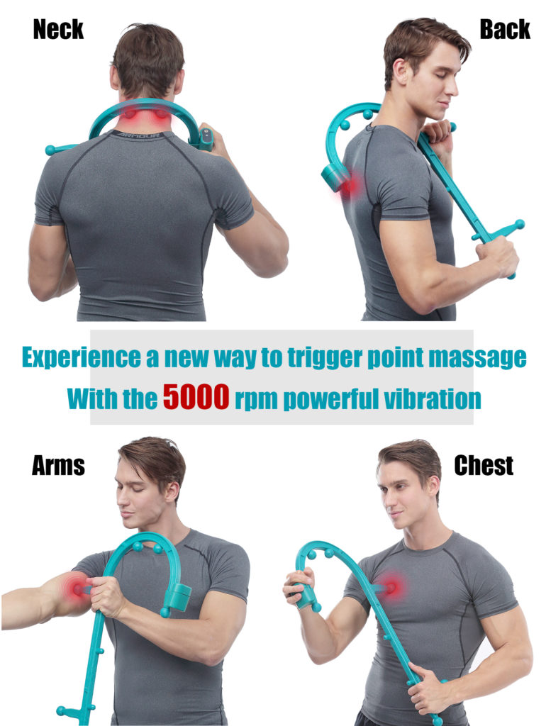 Upgraded Trigger Point Massager for Back, Leg, Arm, Neck, Shoulder ...